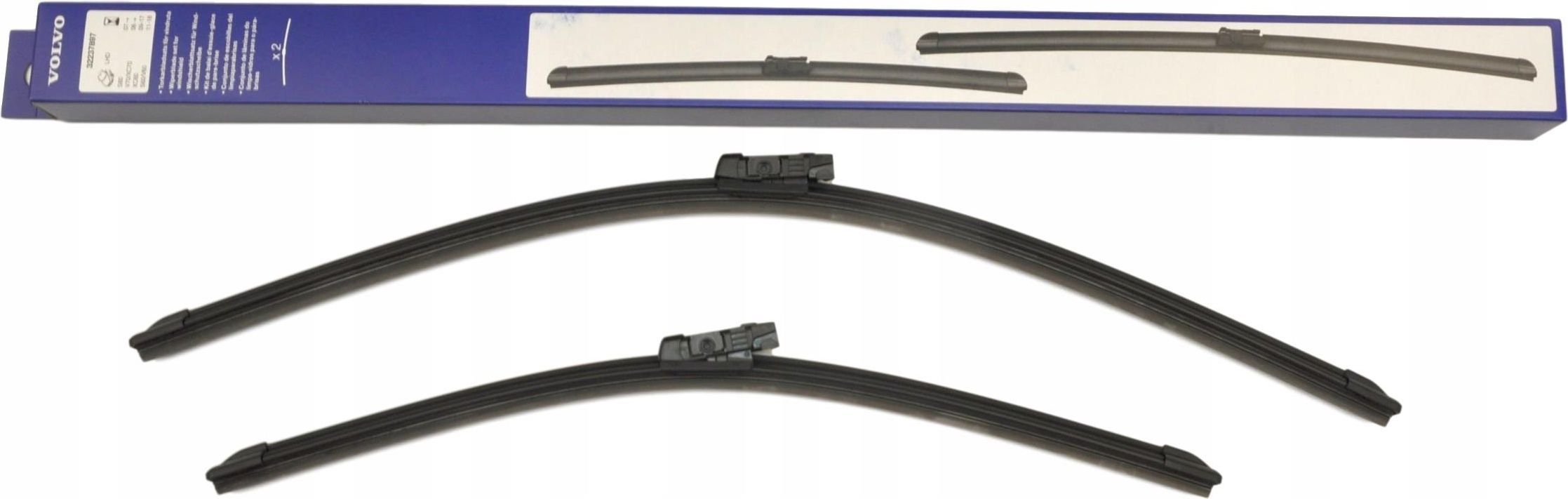 Wycieraczka samochodowa Volvo V70 Xc70 Xc60 Piora Wycieraczek Przod Kpl ...