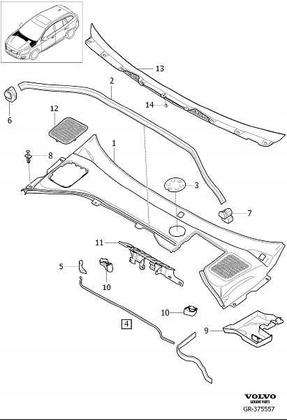 Volvo S60 V60 Xc60 S90 Spinka Podszybia 30624612 - Opinie i ceny na ...