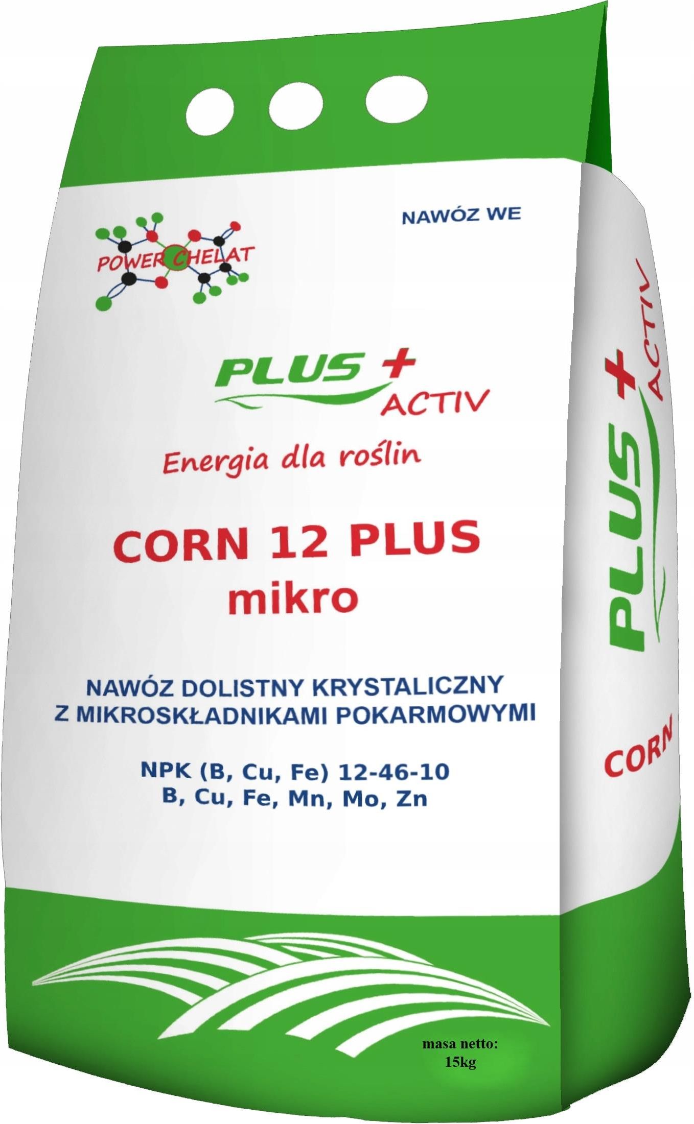 Nawóz Plus Corn 12 Plus Mikro 15Kg Nawóz Na Kukurydzę - Ceny i opinie ...