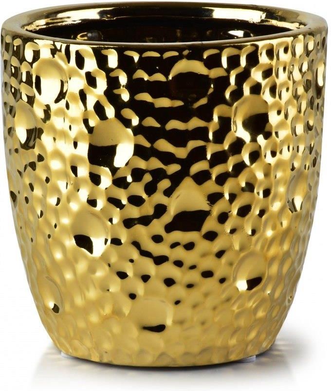 Cosmo Gold Doniczka 12,5Xh12cm - Ceny i opinie - Ceneo.pl