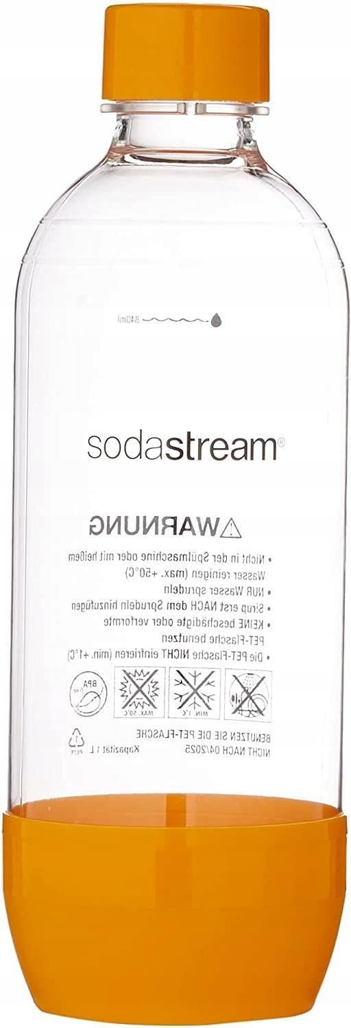 Sodastream Butelka 1L Pomarańczowa + Syrop Pepsi 440ml - Opinie i ceny ...
