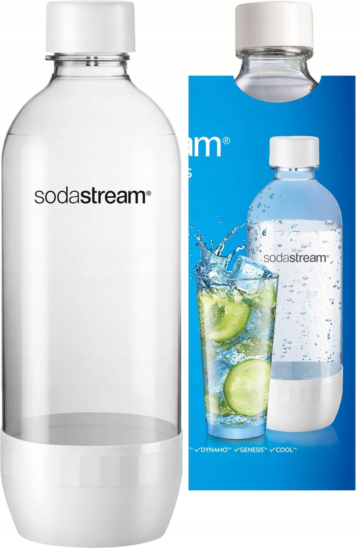 Sodastream Butelka 1L White Jet - Opinie i ceny na Ceneo.pl