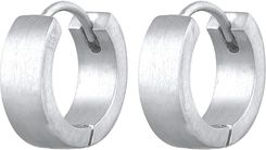 Kuzzoi KUZZOI Kolczyki Mężczyzna Koło kreolskie matowe w srebra próby ...
