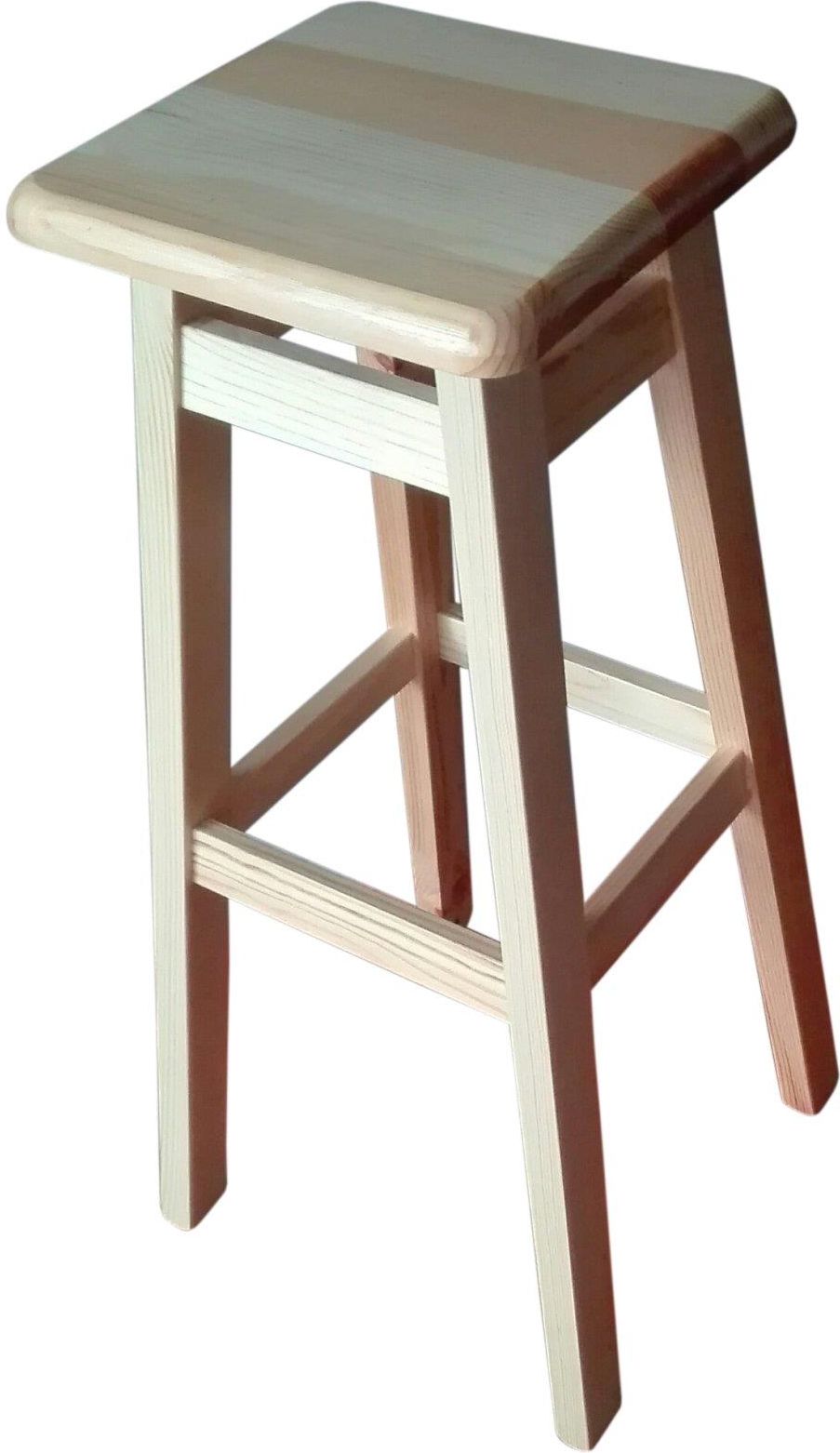 Miland Solidny Taboret 80 Cm Drewniany Hoker Stołek Zydel 3Ca6451C-21E7 ...