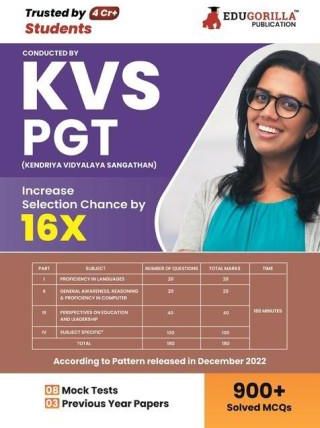 KVS PGT Book 2023: Post Graduate Teacher (English Edition) - 8 Mock ...