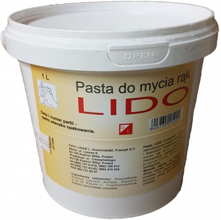 Lido Pasta Bhp Do Mycia Rąk - Ceny i opinie - Ceneo.pl