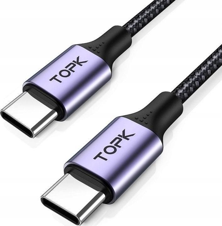 Topk USB-C / USB-C PD 60W QC3 USB typ C 1m (AC10) - Opinie i ceny na ...