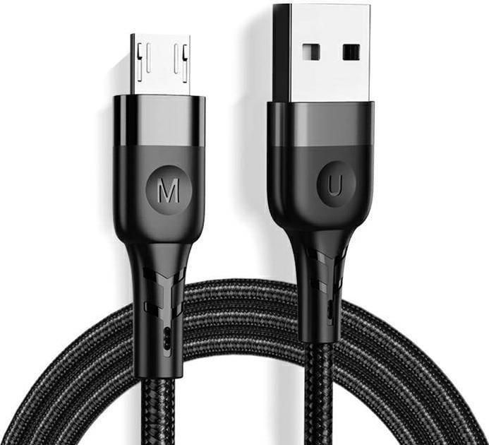 Jellico patchcord USB-A - microUSB 1.2 m Czarny (6972310645810 ...
