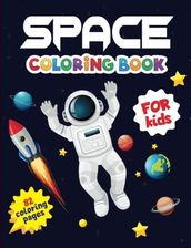 Large Print Space Coloring Book For Kids, 40 Unique Images of ...