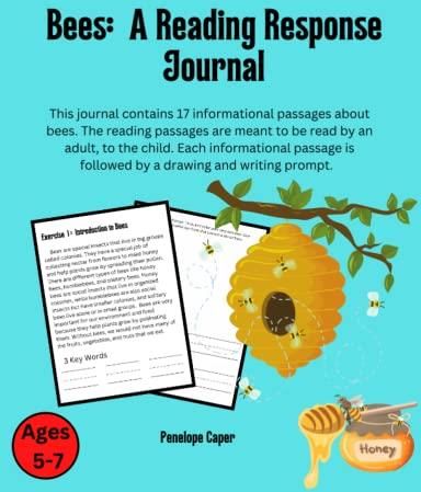 Bees: A Reading Response Journal: A Bee-Inspired Journal with Writing ...