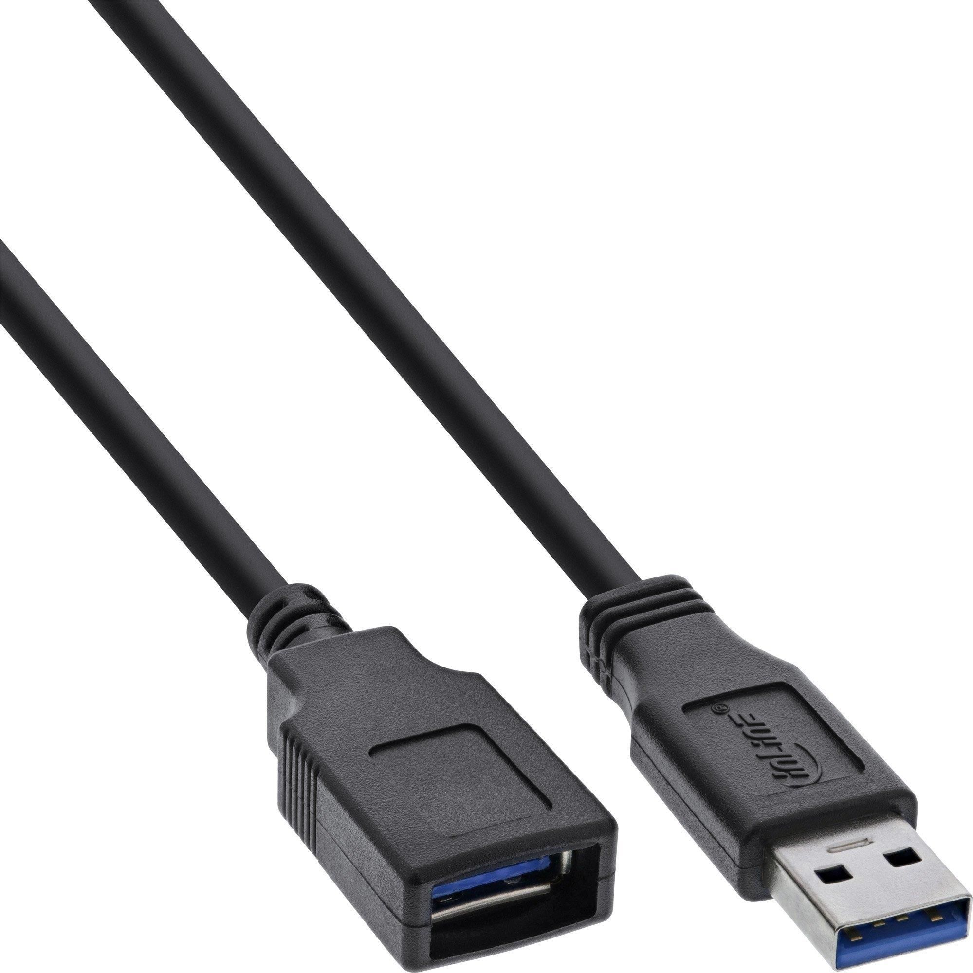 Inline USB-A - USB-A 1 m Czarny (B-35610) - Opinie i ceny na Ceneo.pl