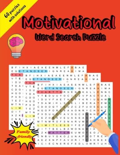 Motivational Word Search Puzzle: Inspirational Word Search Puzzle Book ...