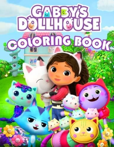 Gạbby's Dollhoụse Coloring Book: A Perfect Item For Kids , Great Gift ...