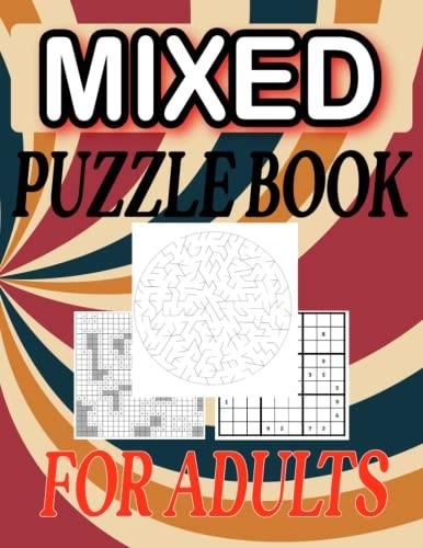 Large print Challenge Mind Mixed Puzzles for Adults: A Collection of ...