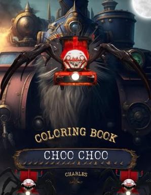 choo choo charles coloring book