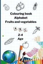 Coloring colouring book alphabet fruits and vegetables: Coloring book ...