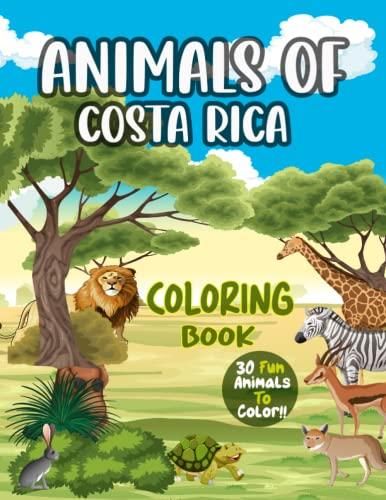 costa rica animals coloring pages