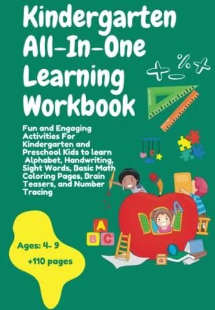 Kindergarten All-In-One Learning Workbook: Fun and Engaging Activities ...