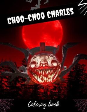 choo choo charles coloring book
