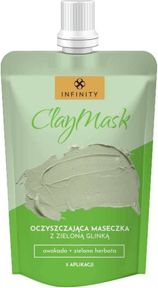 Maseczka Infinity Clay Mask Maseczka Z Zieloną Glinką Avocado I Zielona ...