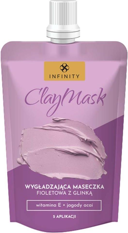 Maseczka Infinity Clay Mask Maseczka Z Fioletową Glinką Witamina E I ...