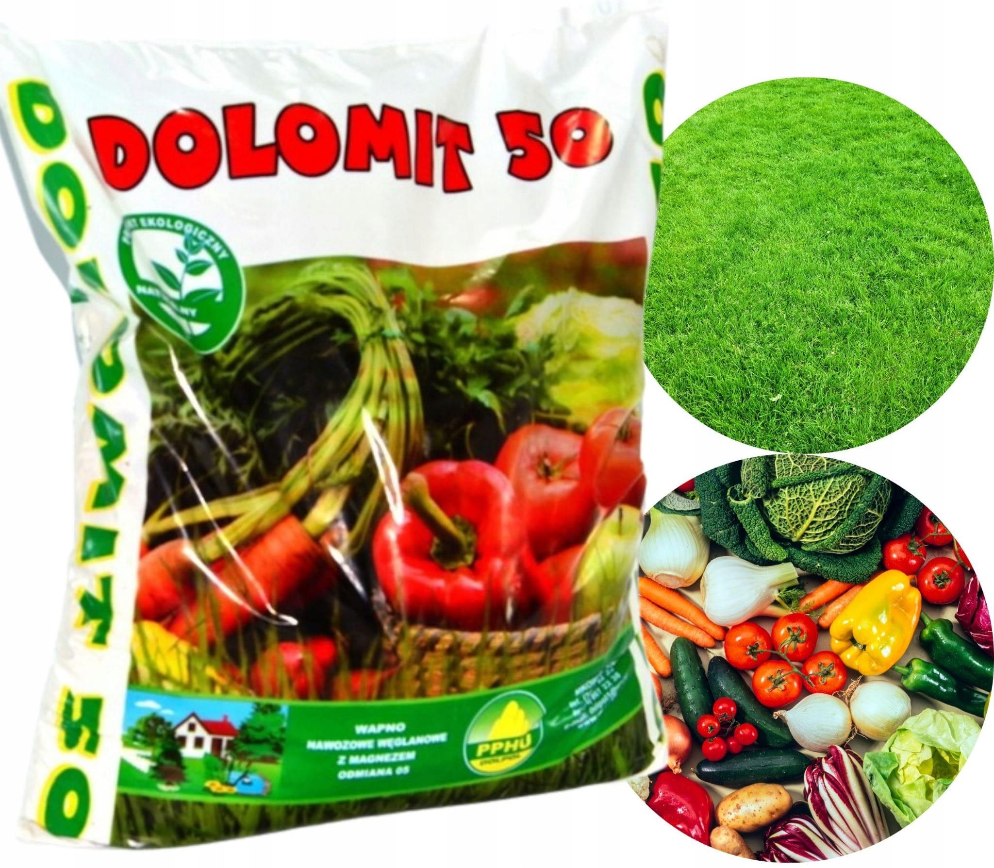 Nawóz Dolomit 50 Wapno Nawozowe Odkwaszanie+Magnez 10Kg - Ceny i opinie ...