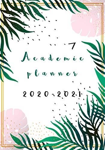 Academic planner 2020-2021: Tropical College & School Planner ,homework ...