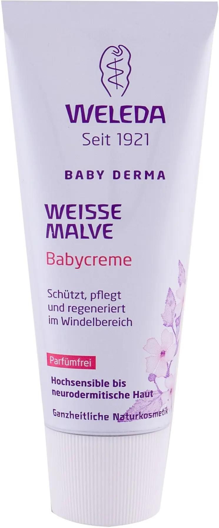 Weleda White Mallow Nappy Change Cream Baby Derma Krem Do Ciała 50Ml ...
