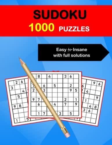 1000 Sudoku Puzzles: 1000 Sudoku Puzzles : Easy, Medium, Hard, Extreme ...