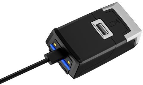 Czytnik kodów kreskowych Czytnik kodów kreskowych na palec 1D 2D QR aku ...