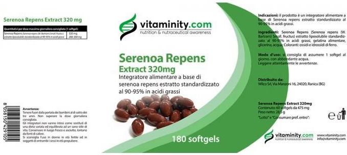 Vitaminity Łysienie Androgenowe, Prostata Serenoa Repens 320mg Palma ...