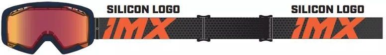 Gogle motocyklowe Imx Off-Road Endurance Flip Czarny/Pomarańczowy ...