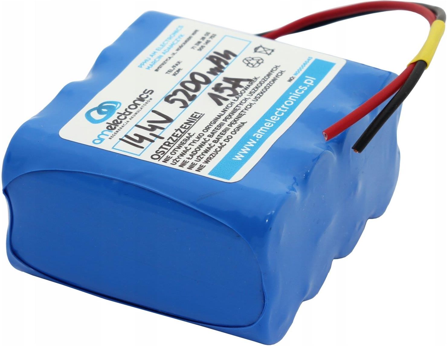 Am Electronics Akumulator Pakiet 14,4V 5200Mah 4S2P 15A Bms ...