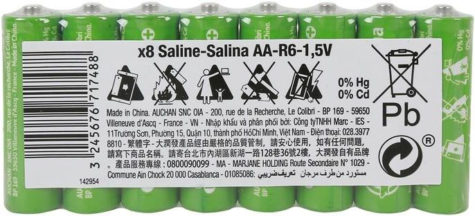 Auchan - Baterie R6 Aa (558998) - Ceny i opinie na Ceneo.pl