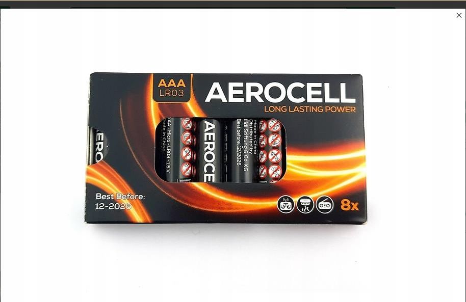 Aerocell Bateria Alkaliczna Aaa (R3) 8 Szt. - Ceny i opinie na Ceneo.pl