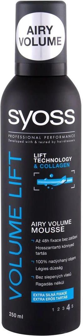 Syoss Professional Performance Volume Lift Mousse W Pianka Do Włosów ...