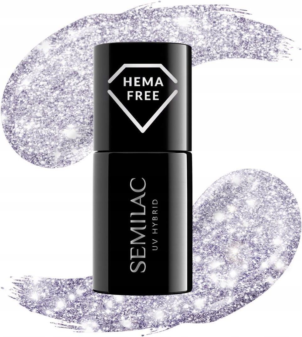 Semilac Flash Lakier Hybrydowy 461 Hollywood Silver 7Ml - Opinie i ceny ...
