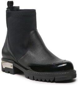 Botki R.Polański - 1381 Czarny Lico/Czarny Lakier - Ceny i opinie - Ceneo.pl