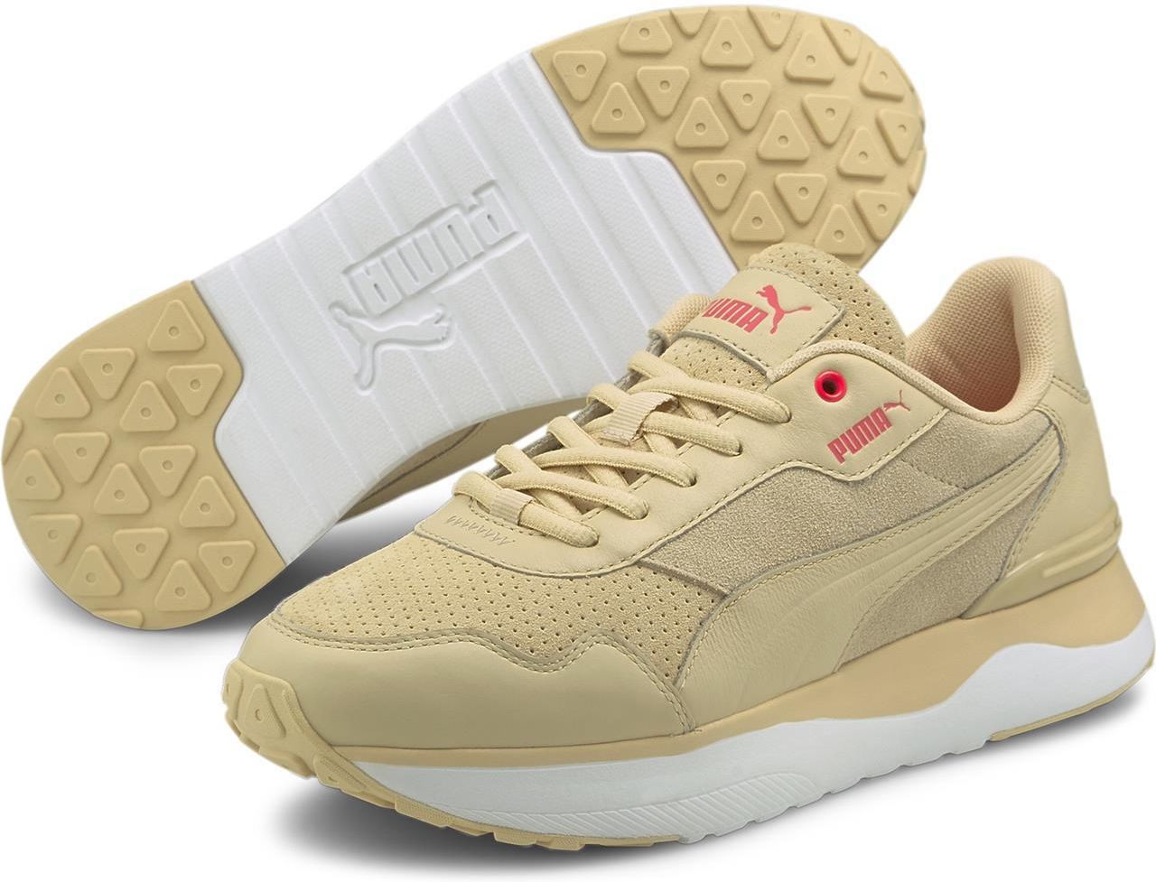 BUTY SPORTOWE DAMSKIE PUMA R78 VOYAGE PREMIUM BEŻOWE 38271801 - Ceny i ...