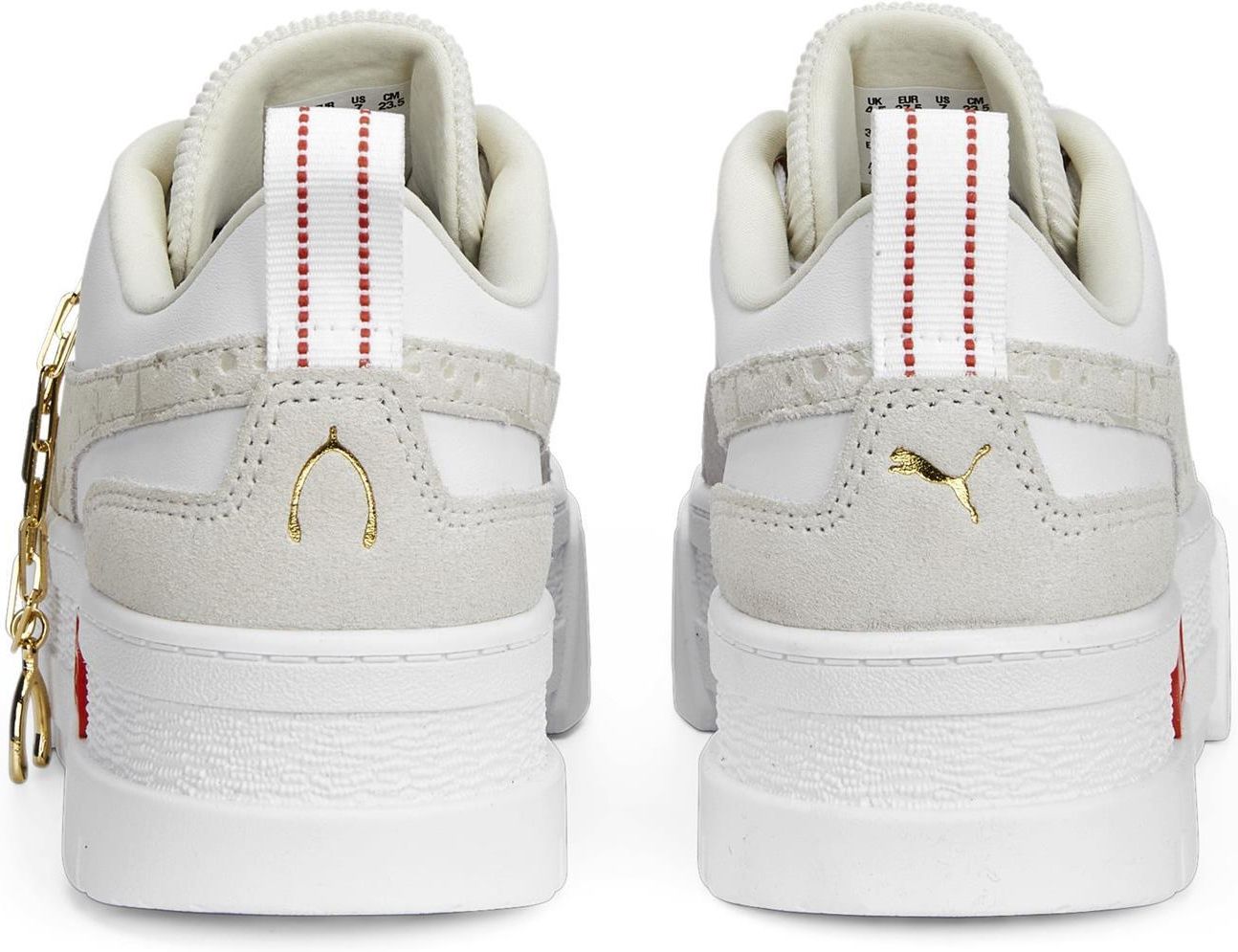 BUTY SPORTOWE DAMSKIE PUMA MAYZE LUCKY CHARM BIALE 38958501 - Ceny i ...