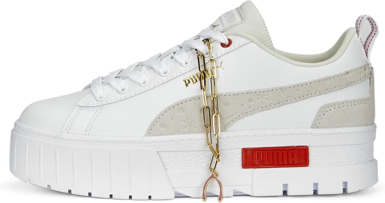 BUTY SPORTOWE DAMSKIE PUMA MAYZE LUCKY CHARM BIALE 38958501 - Ceny i ...