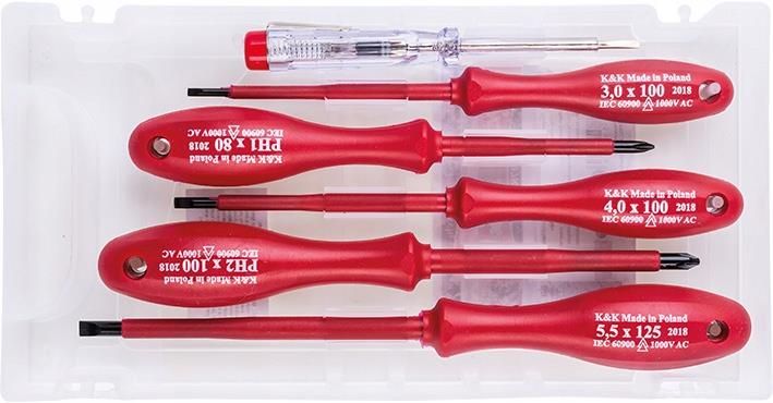Śrubokręt K&K Zestaw Wkrętaków Izolowanych 1000V Ph 6Szt. Kk23Ph - Opinie i ceny na Ceneo.pl