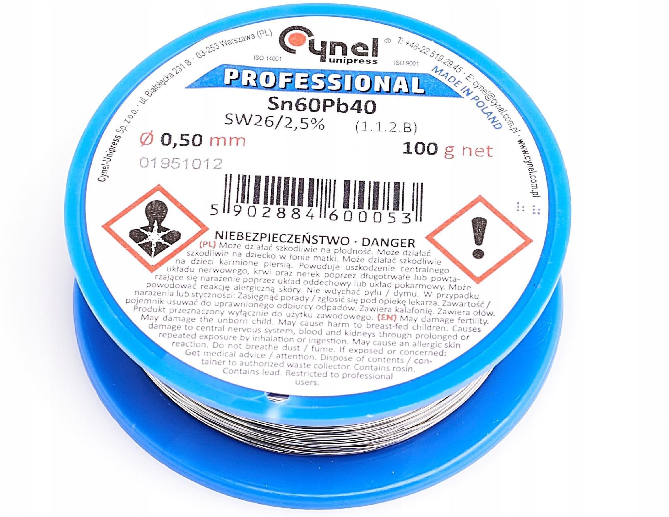 Cynel Cyna Z Topnikiem 0,50Mm 100G Sn60Pb40 1951012 - Opinie i ceny na ...