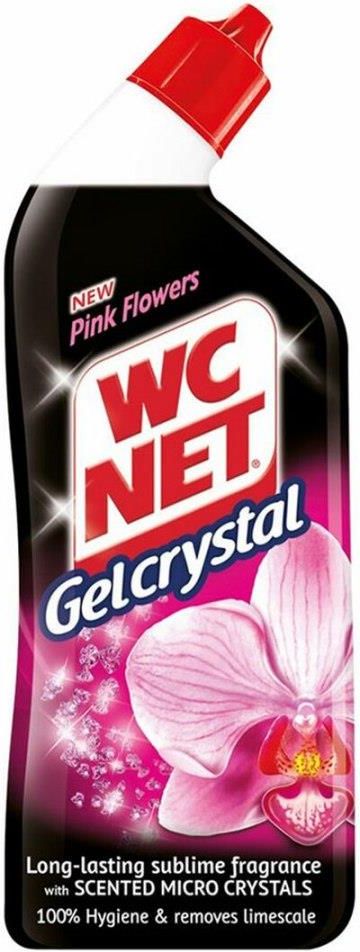 Wc Net Środek Czyszczący Gel Crystal Pink Toaleta Kwiecisty 750Ml ...