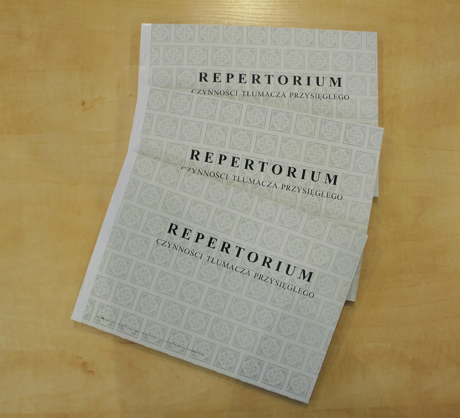 Repertorium Tłumacza Przysięgłego 200 Stron - Ceny i opinie - Ceneo.pl
