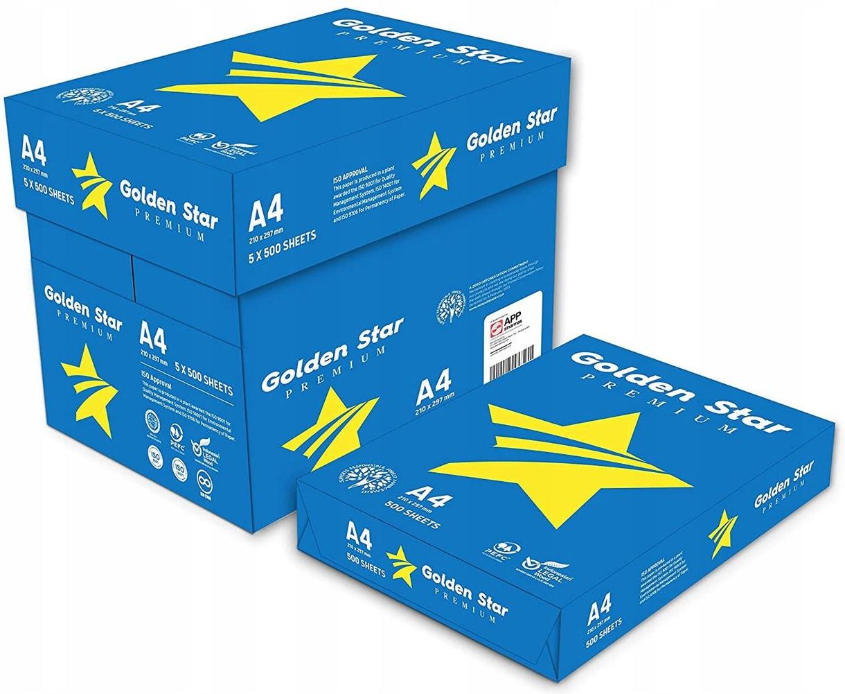 Papier Ksero Goldenstar A4 80G (Karton 2500 Ark) - Ceny i opinie - Ceneo.pl