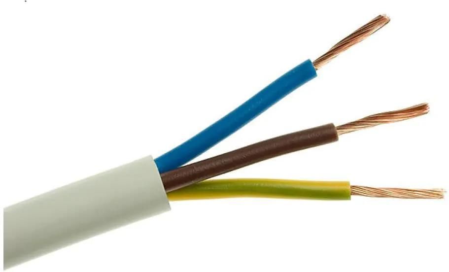 Zamel Przewód Mieszkaniowy H03Vv-F Omy 3x0,75 Żo Biały 300/300V 100m - Opinie i ceny na Ceneo.pl