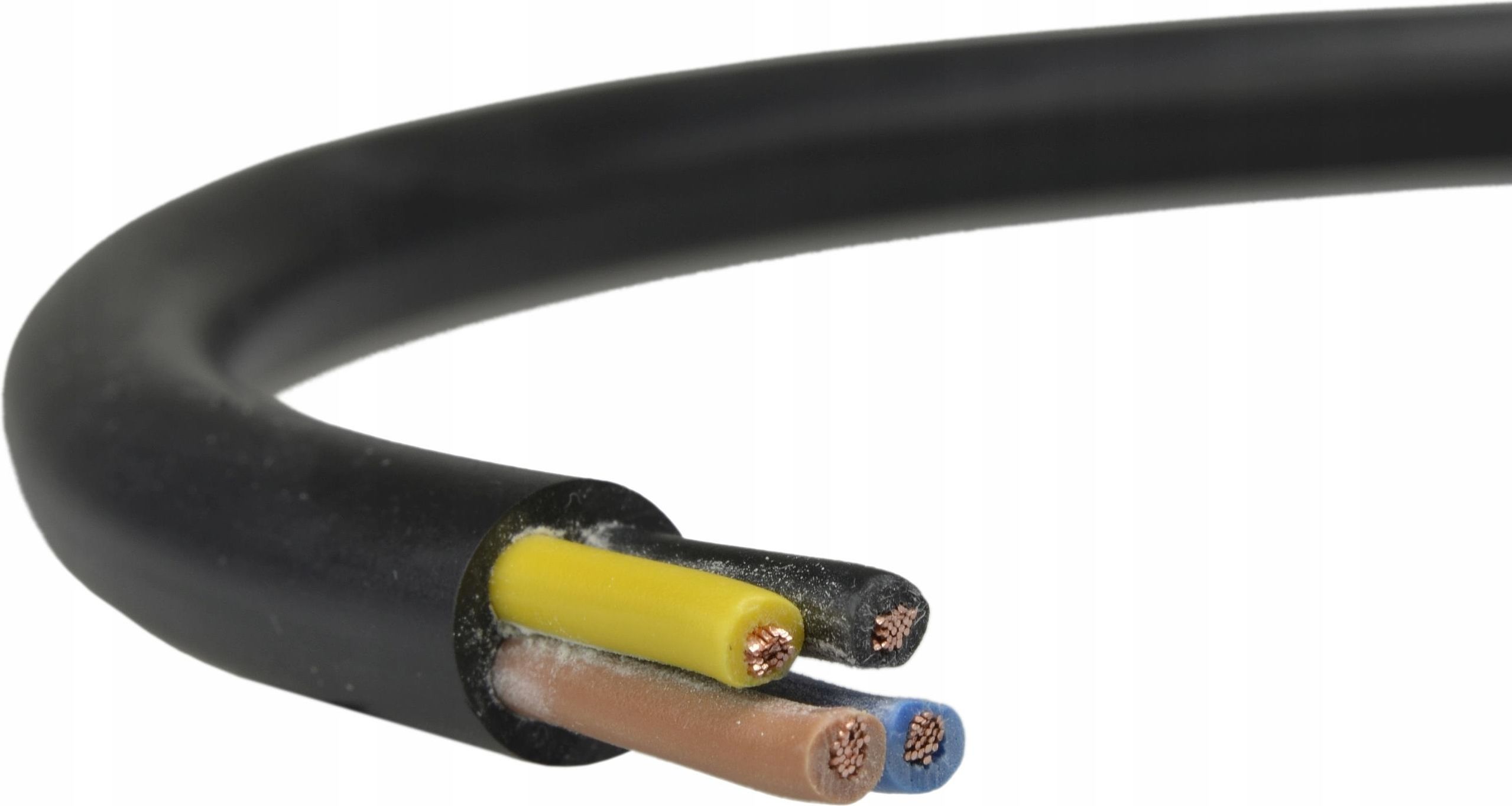 Elektrokabel Kabel Przewód Linka H05Vv-F Owy 4x0,75 Czarny 100m 200690100 - Opinie i ceny na ...