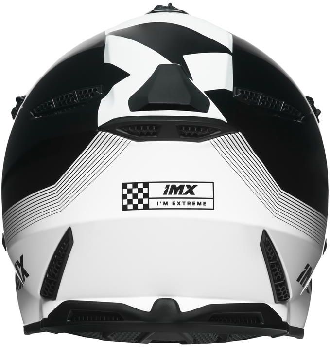Kask motocyklowy Imx Fmx-02 Czarne/Białe Gloss - Opinie i ceny na Ceneo.pl