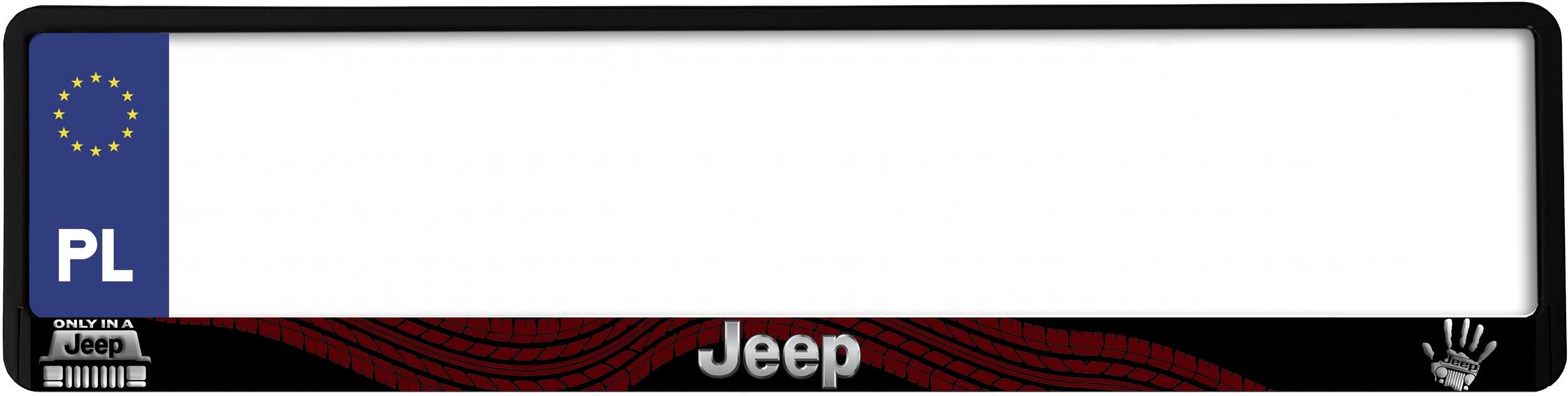 Alfa Design Alfadesign Jeep Ramki Pod Tablice Rejestracyjne 1szt ...